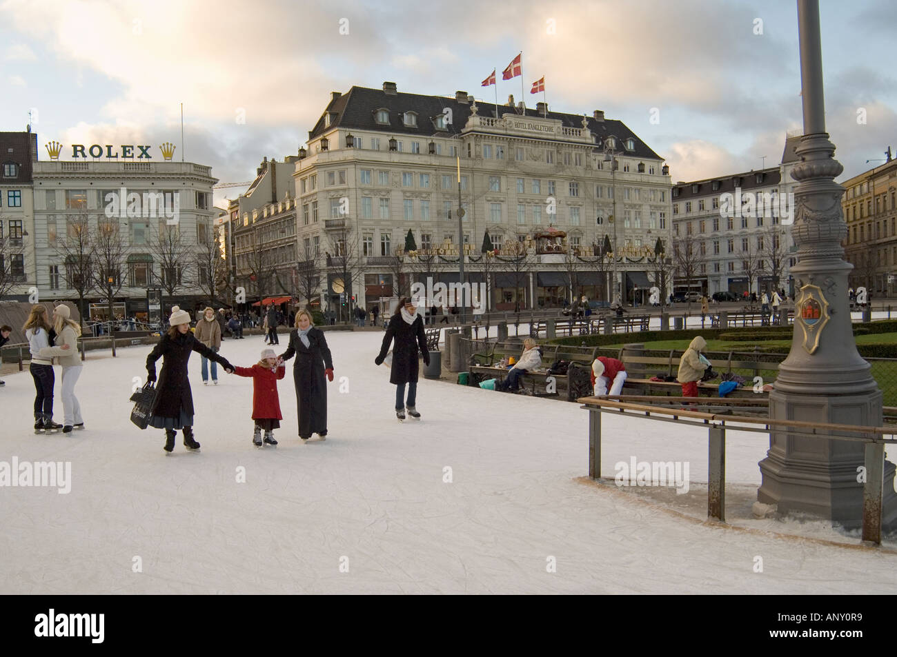 Copenhagen ice skating hi-res stock photography and images - Alamy