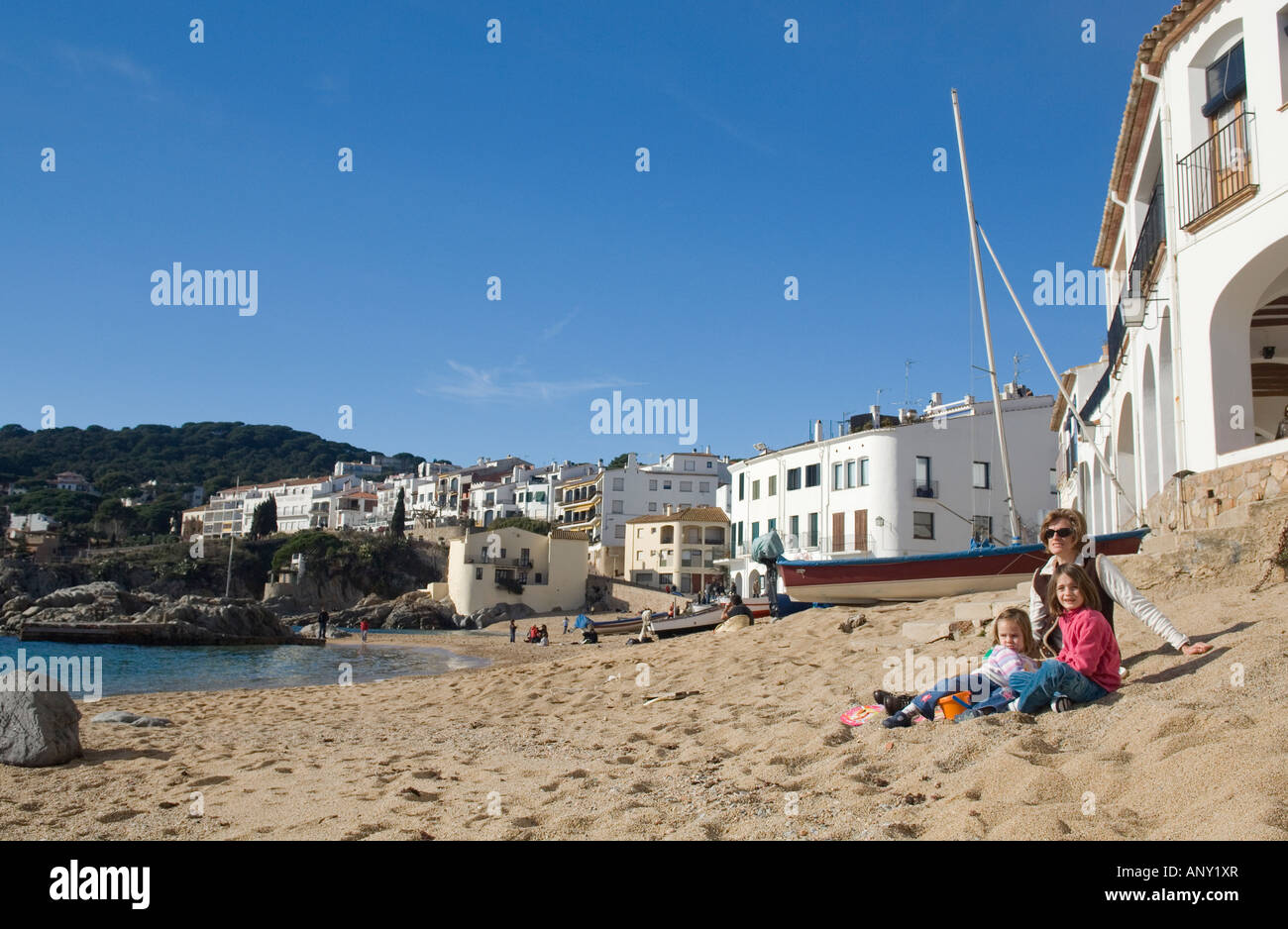 Calella costa brava flag hi-res stock photography and images - Alamy
