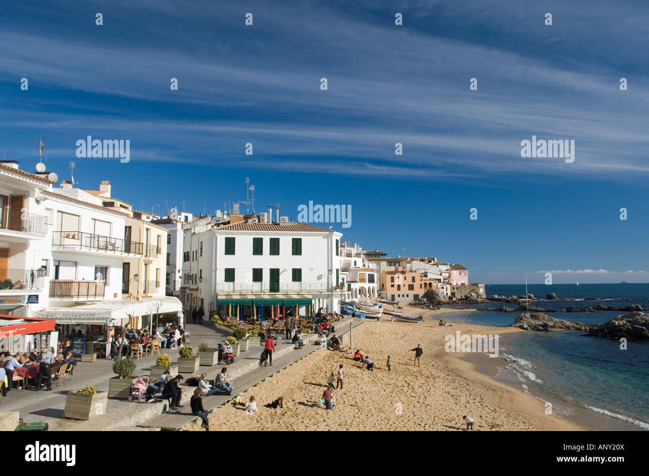 Calella costa brava flag hi-res stock photography and images - Alamy