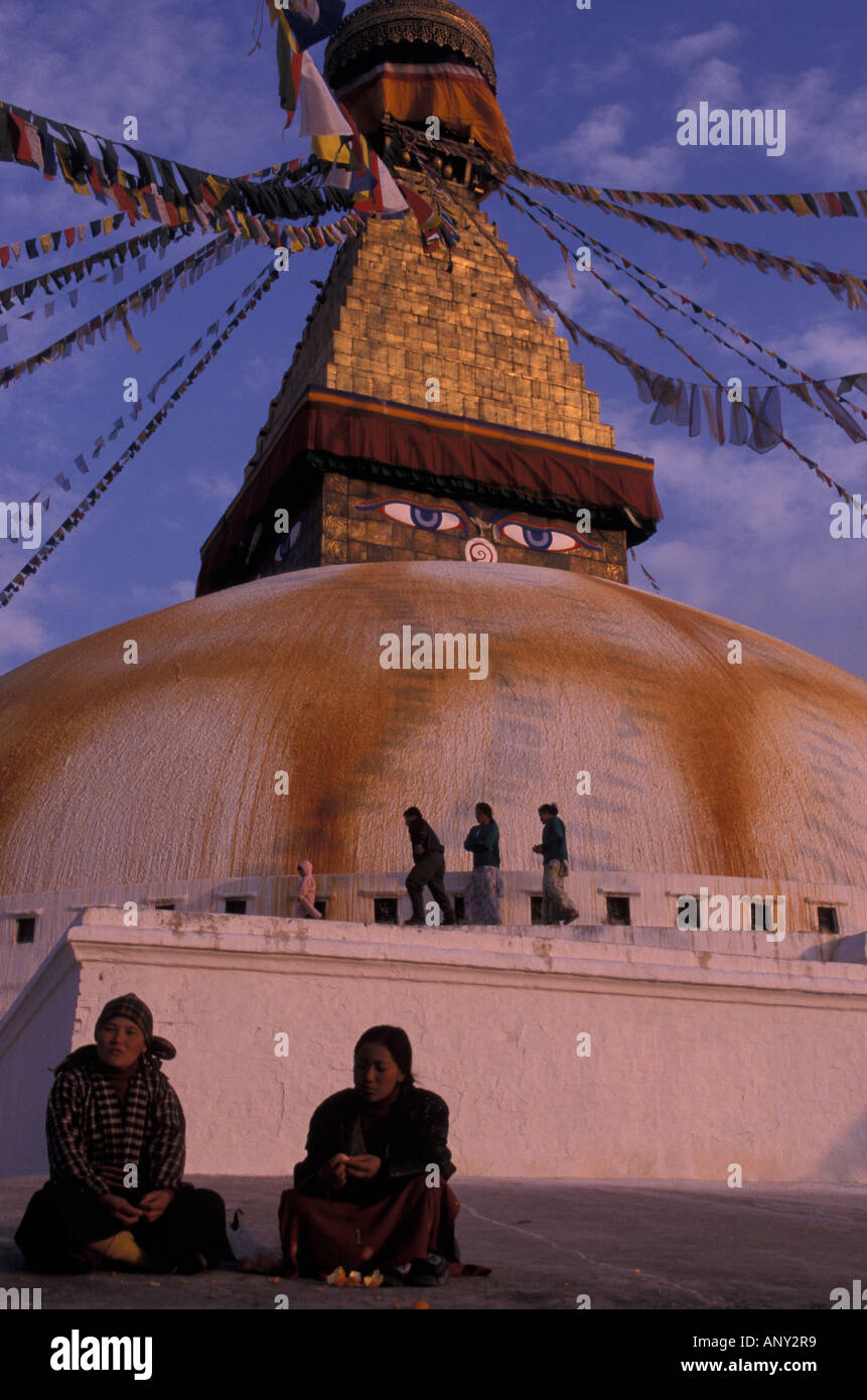 Asia, Nepal, Kathmandu, Boudha Stupa (The Great Stupa Stock Photo - Alamy
