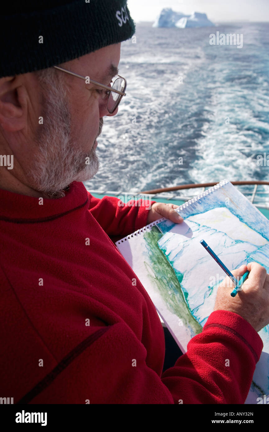 Antarctica, Antarctic Penisula, Antarctic Sound. Sailing through the ...