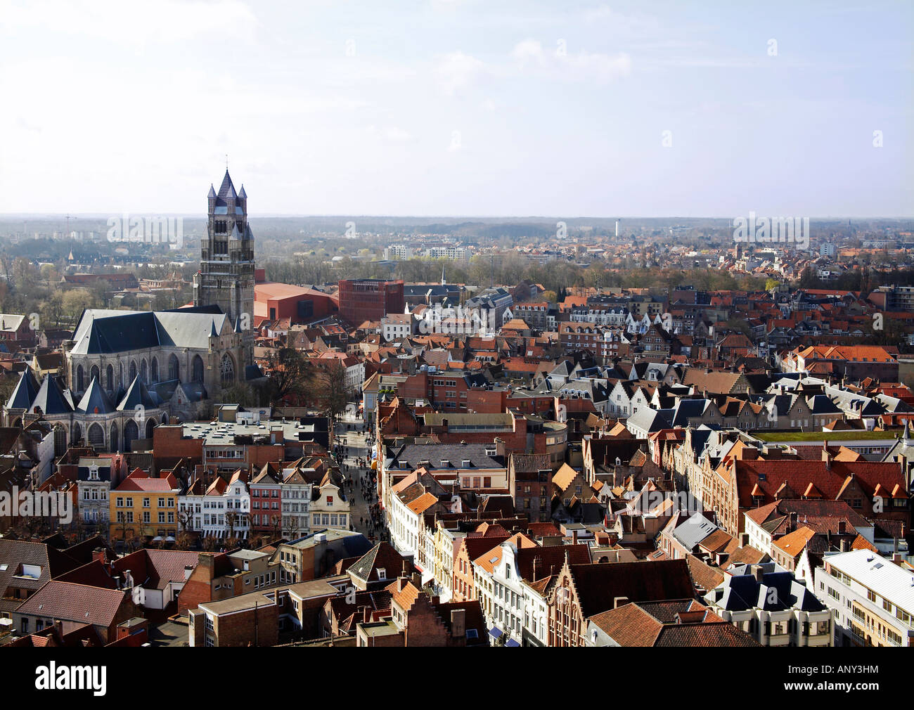 Belfry bruges stairs hi-res stock photography and images - Alamy