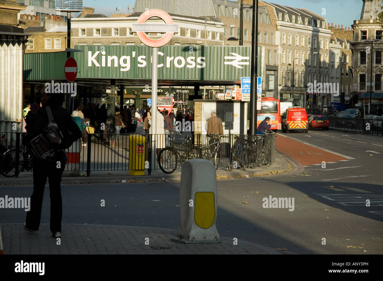 King's Cross Metro entrance London Stock Photo - Alamy