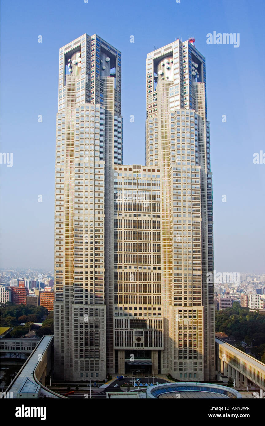 Japan, Honshu Island, Tokyo, Shinjuku District, Government Building ...