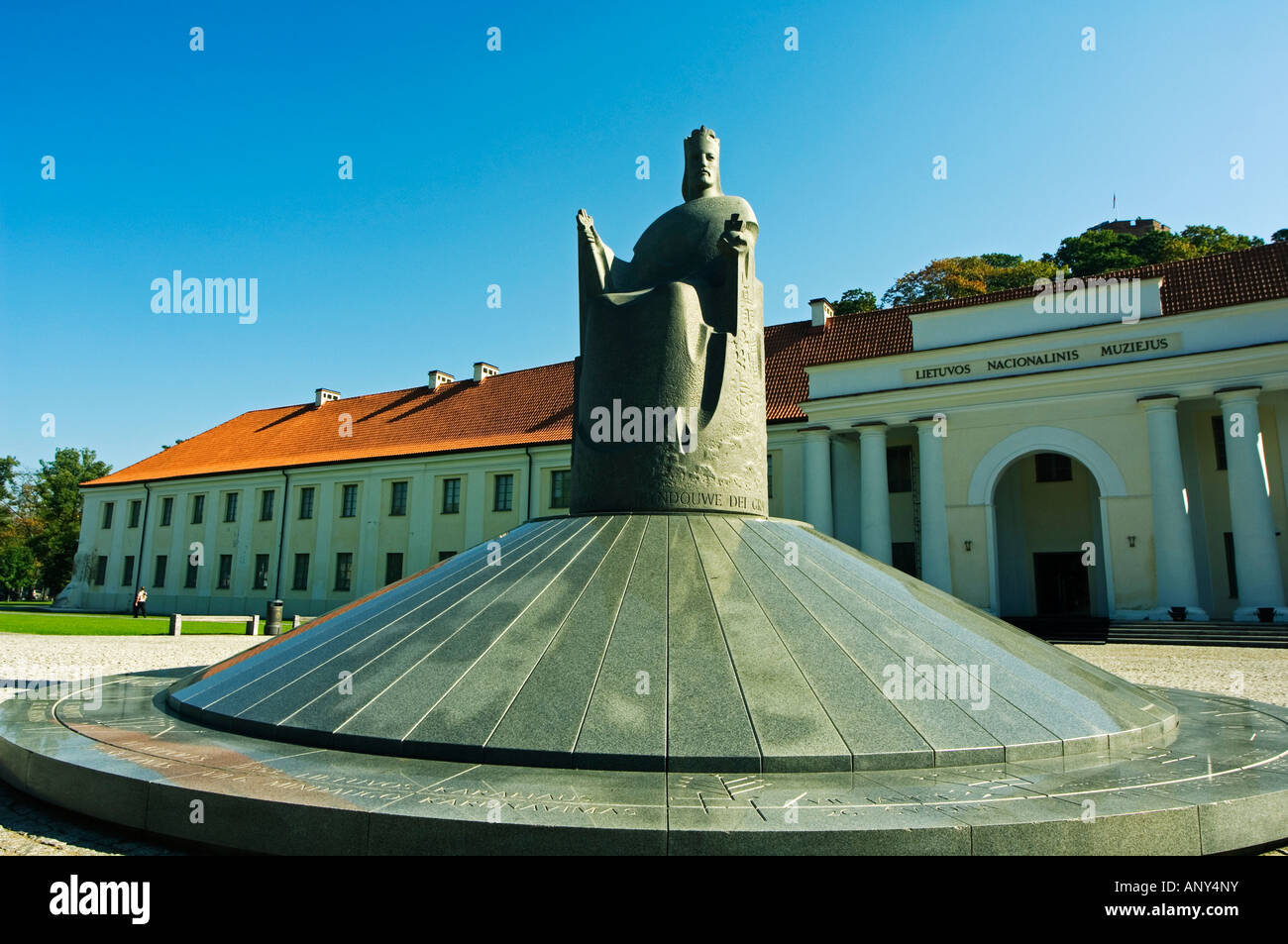 Lithuania, Vilnius. National museum monument of King Mindaugas - part ...