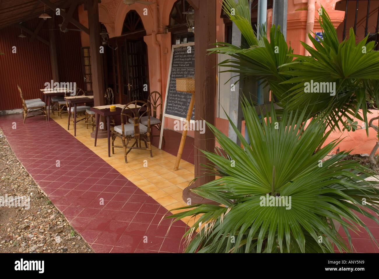 Laos, Vientiane, Restaurant Stock Photo - Alamy