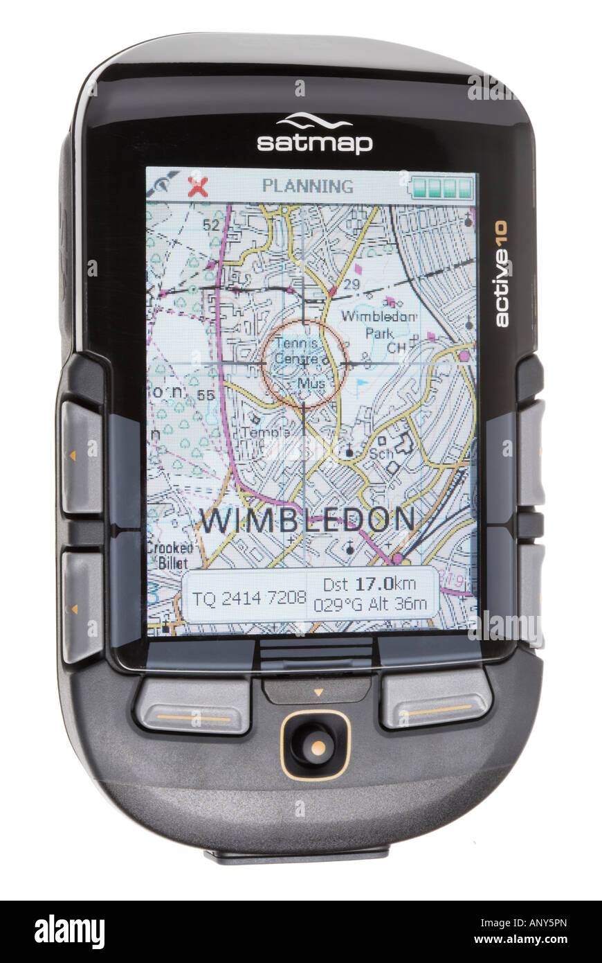 SatMap Satellite navigation device Stock Photo - Alamy