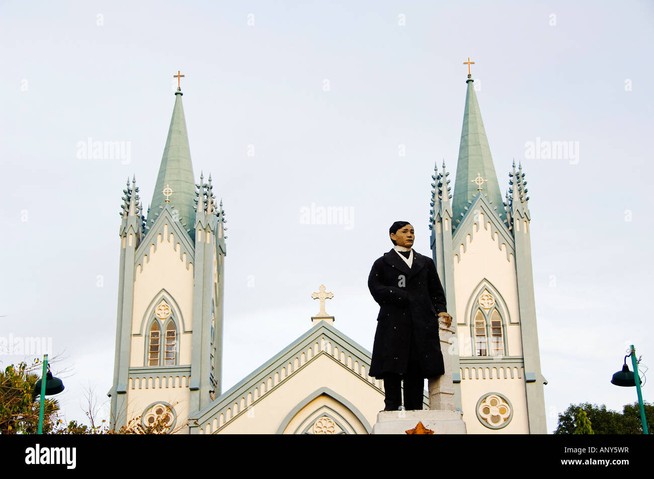 Philippines, Palawan, Puerto Princessa. Statue of Martyr Dr Rizal in ...