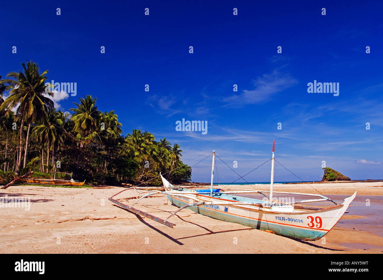 Philippines palawan sabang beach hi-res stock photography and images ...
