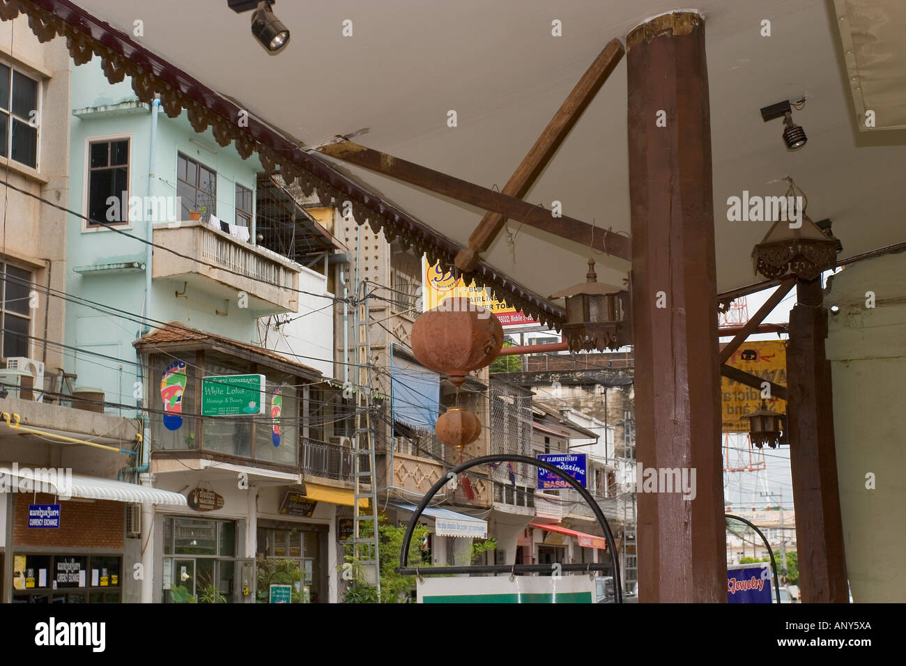 Laos, Vientiane, Shops Stock Photo - Alamy