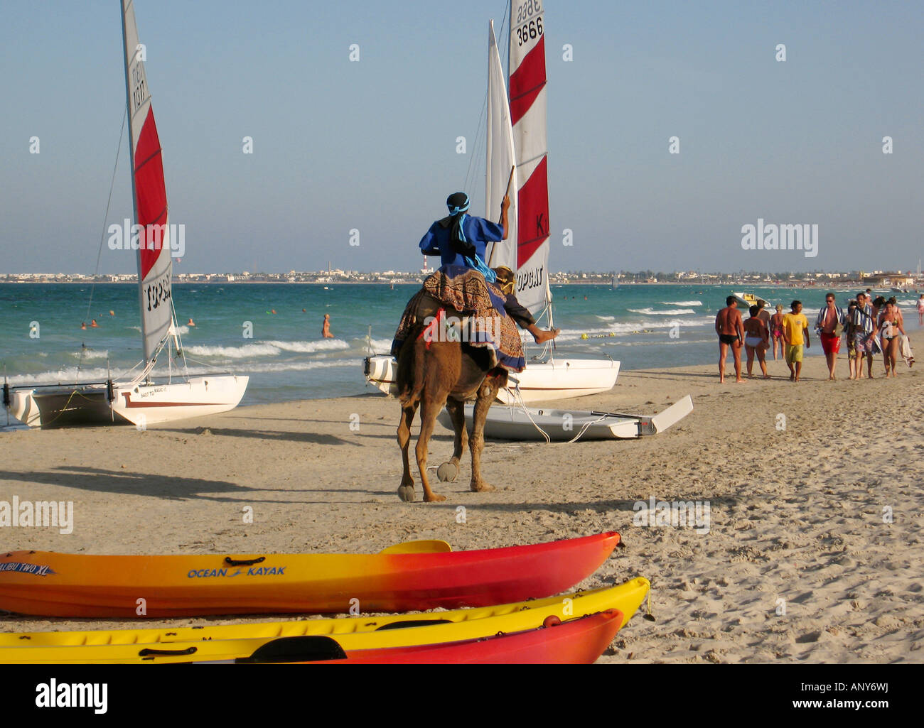 Tunisia Djerba Island beach Stock Photo - Alamy