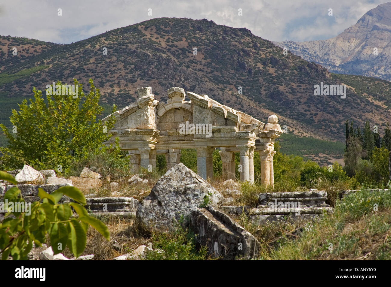 Turkey, Aphrodisius, view of ruins Stock Photo - Alamy