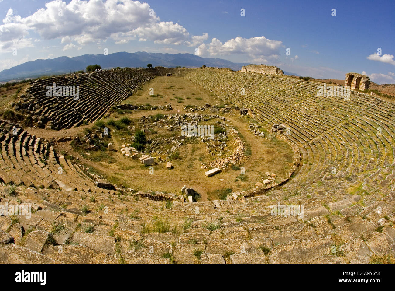 Turkey, Aphrodisius, overview of stadium Stock Photo - Alamy