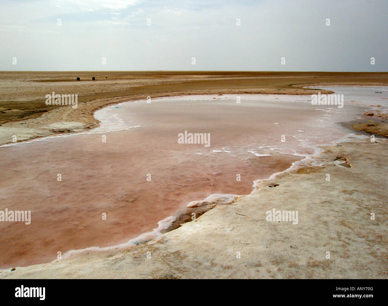 Tunisia Chott Djerid Salt Lake Stock Photo - Alamy