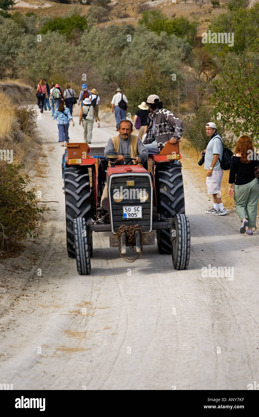 Turkey, Tractor on rural road Stock Photo - Alamy