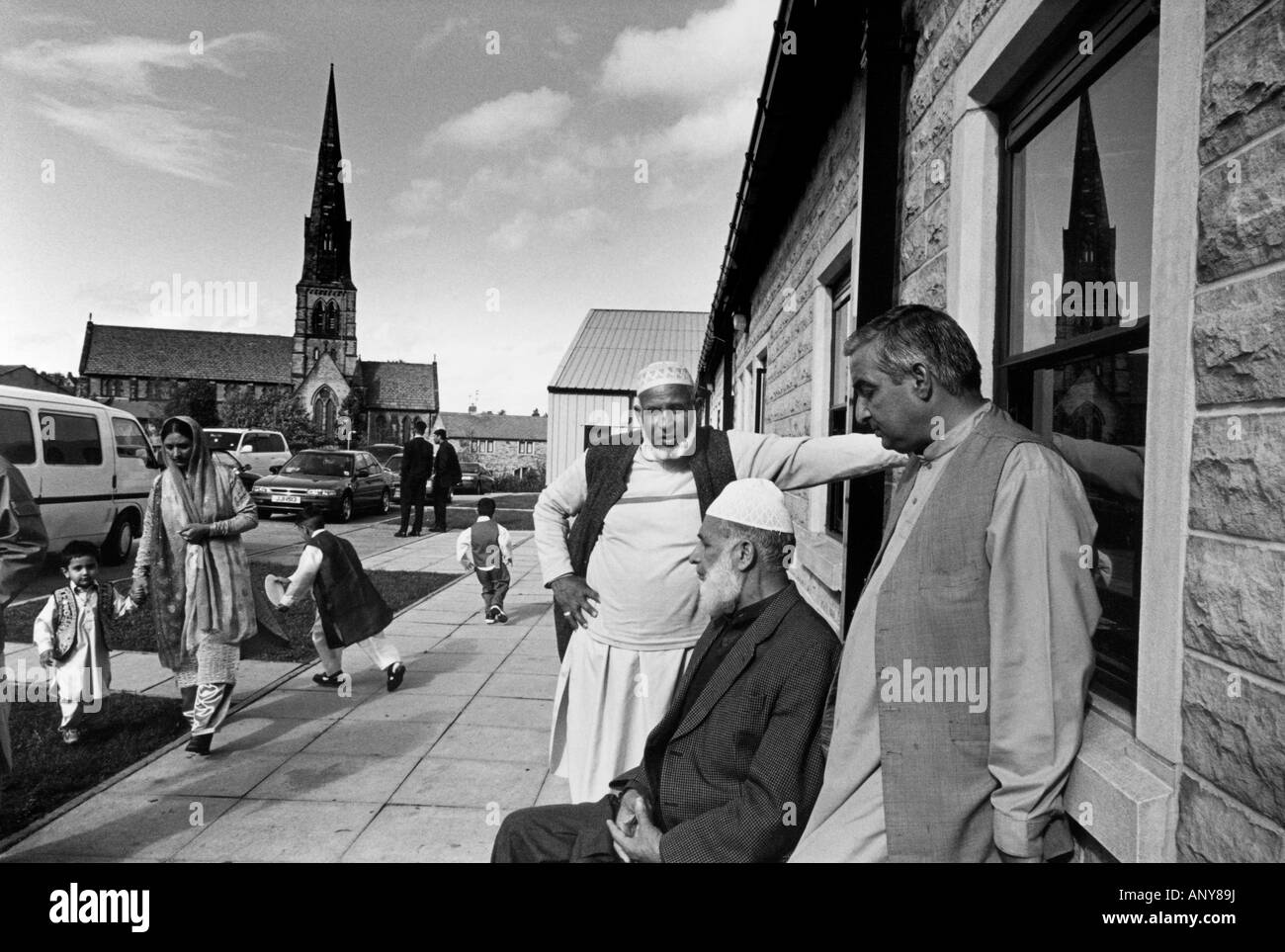 Street life. Manningham, Bradford, Yorkshire, UK Stock Photo - Alamy