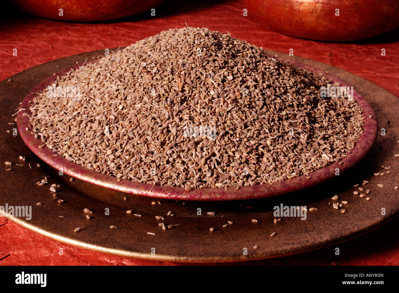 BOWL OF ANISEED Stock Photo - Alamy