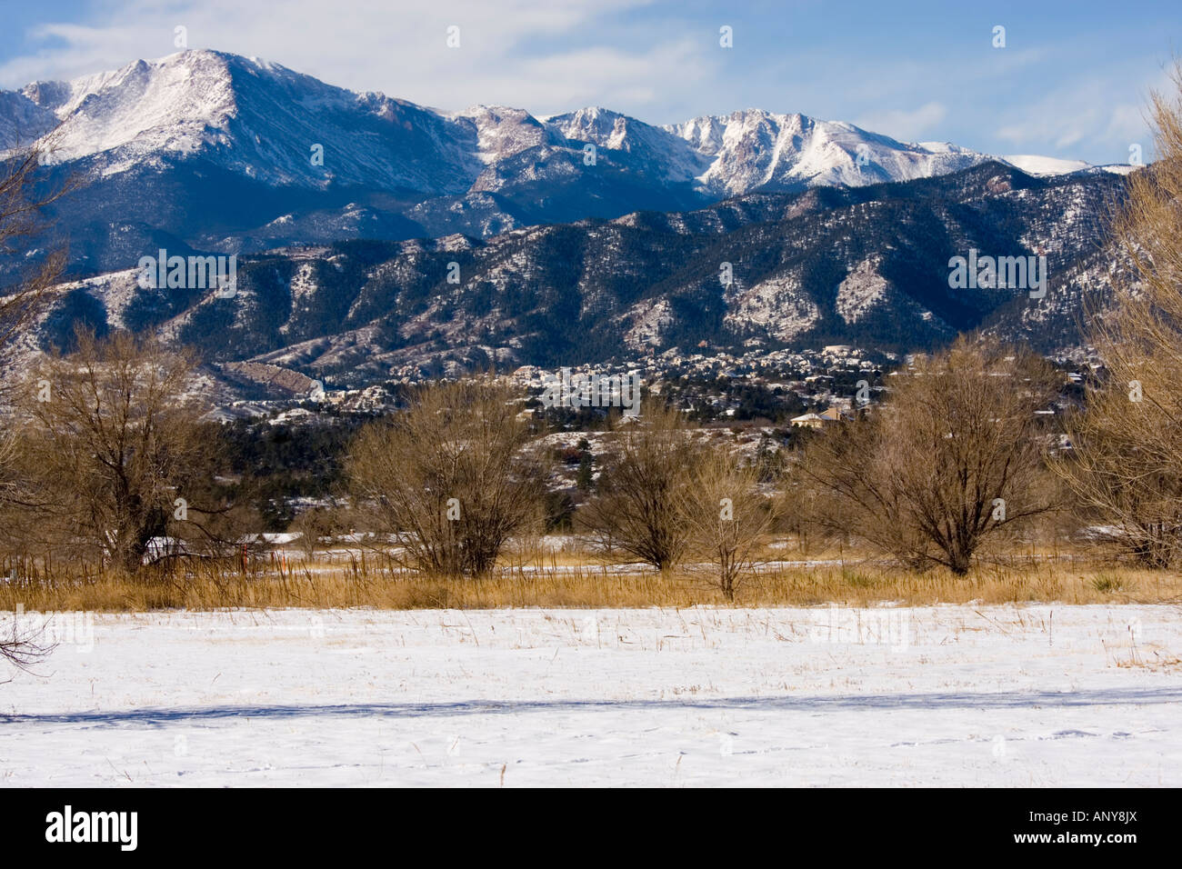 City colorado springs snow hi-res stock photography and images - Alamy