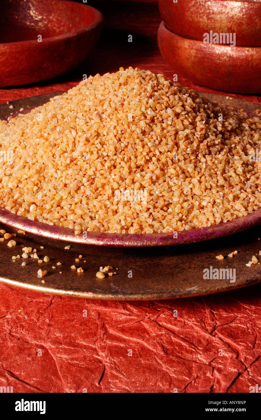 BOWL OF BULGAR WHEAT Stock Photo - Alamy