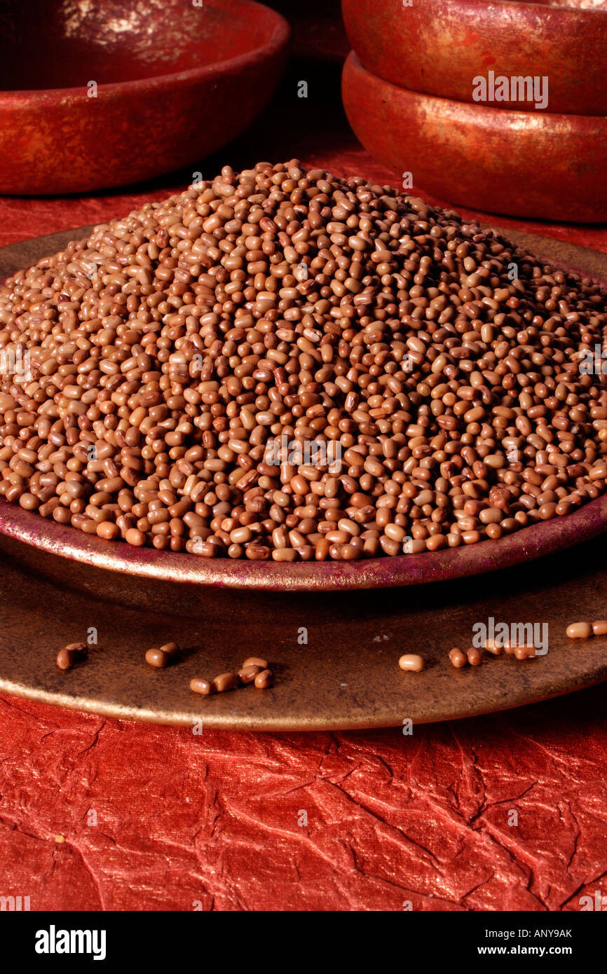 BOWL OF MUTH BEANS Stock Photo - Alamy