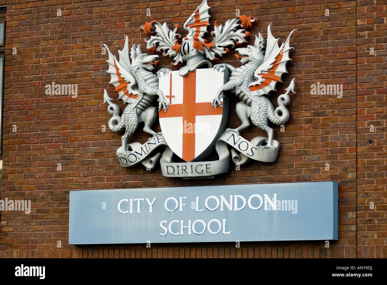 The city of london school logo hi-res stock photography and images - Alamy