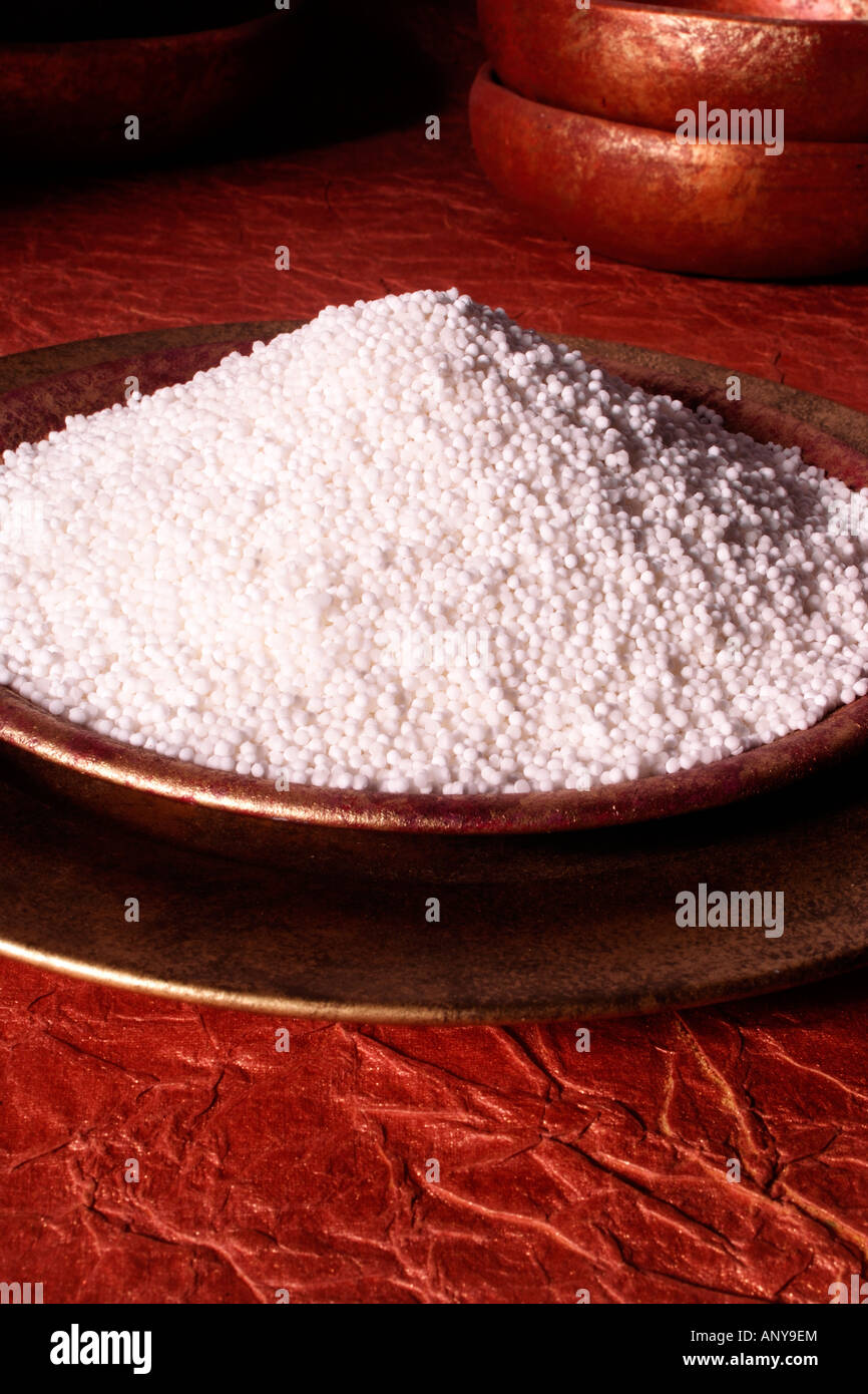 BOWL OF SAGO Stock Photo - Alamy