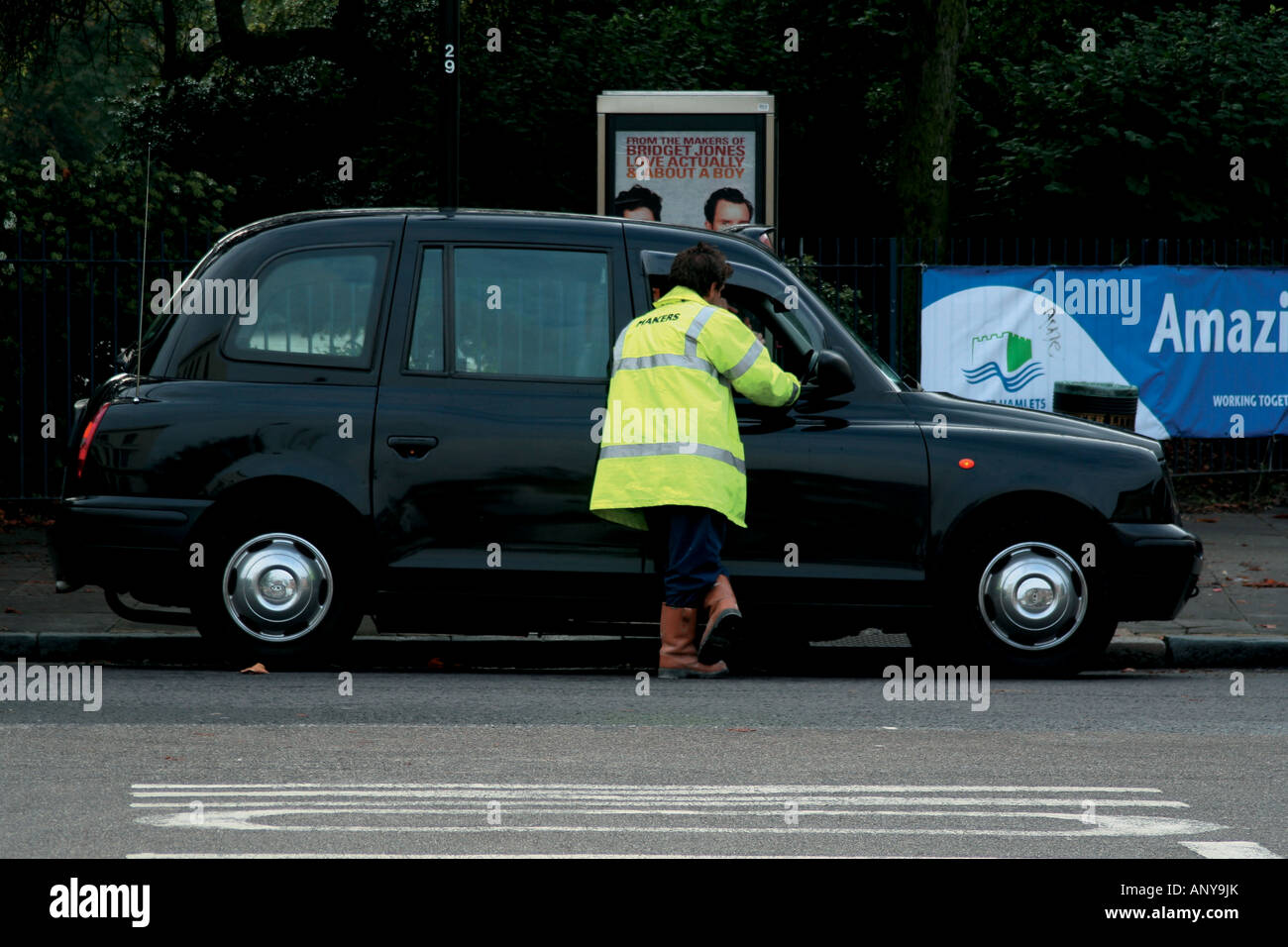 Black cab driver talking High Resolution Stock Photography and Images ...