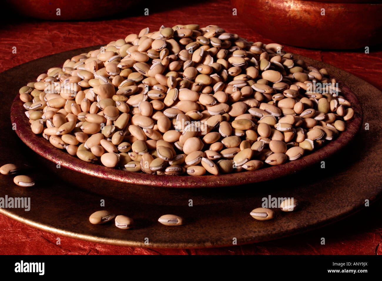 BOWL OF VALL BEANS Stock Photo - Alamy
