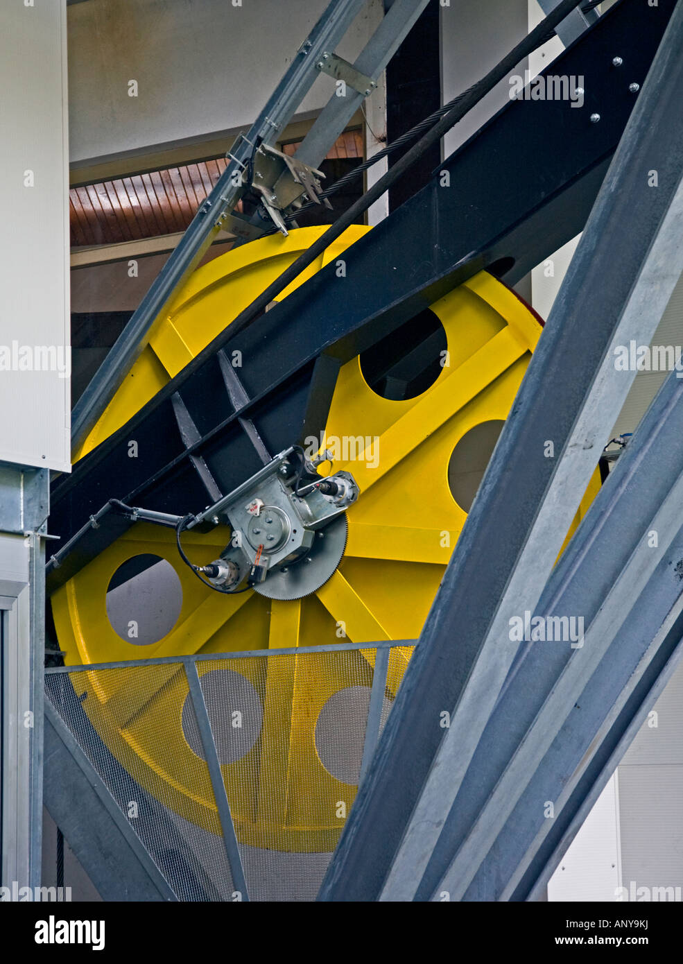 Cable Car Wheel, Marmolada Cable Car, Dolomites, Italy Stock Photo - Alamy