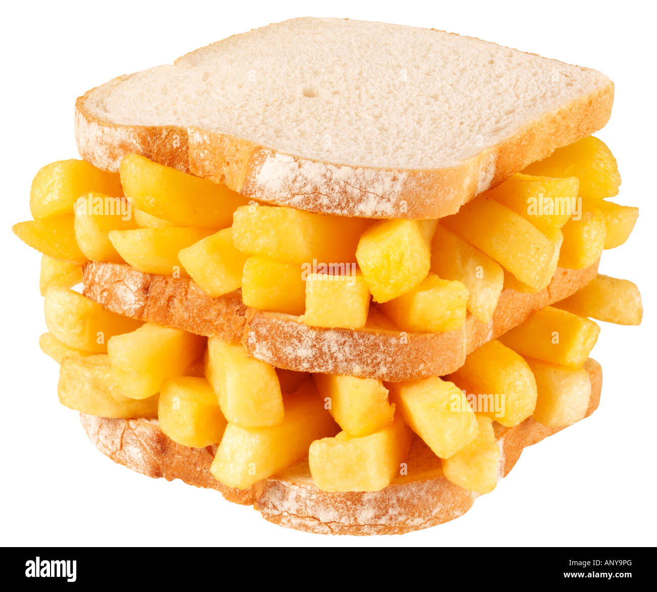 CHIP BUTTY CUT OUT Stock Photo - Alamy