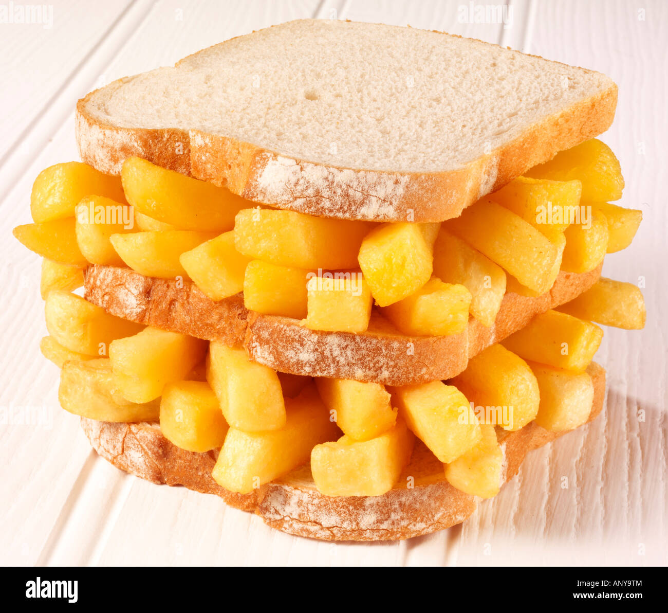 Chip butty hi-res stock photography and images - Alamy
