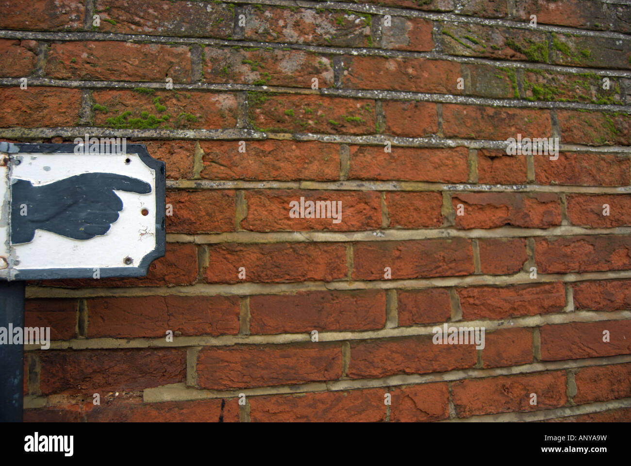 Hand pointing signs hi-res stock photography and images - Alamy