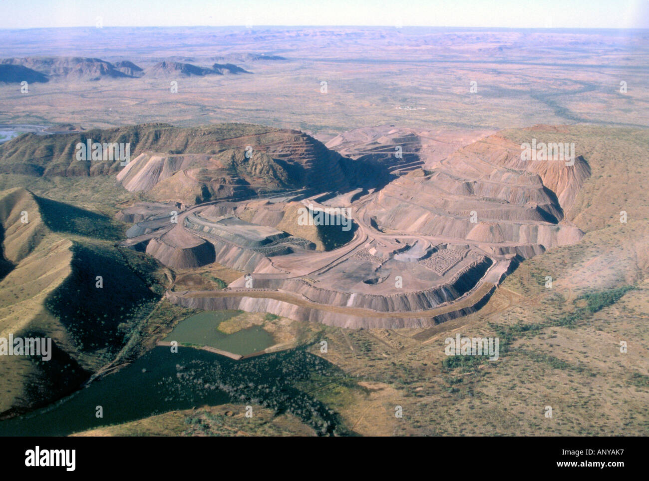 Australia, Northern Territories. Diamond mine Stock Photo - Alamy