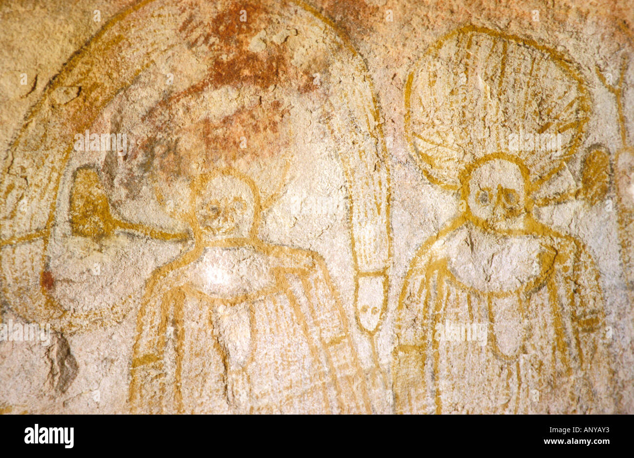 Australia, the Kimberley, Raft Point. Wandjina figures, aboriginal ...