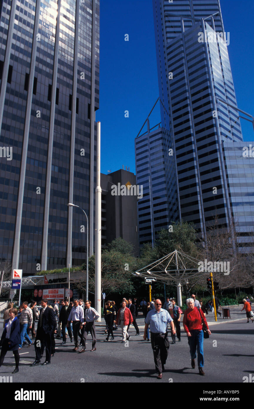 Australia perth busy street people hi-res stock photography and images ...