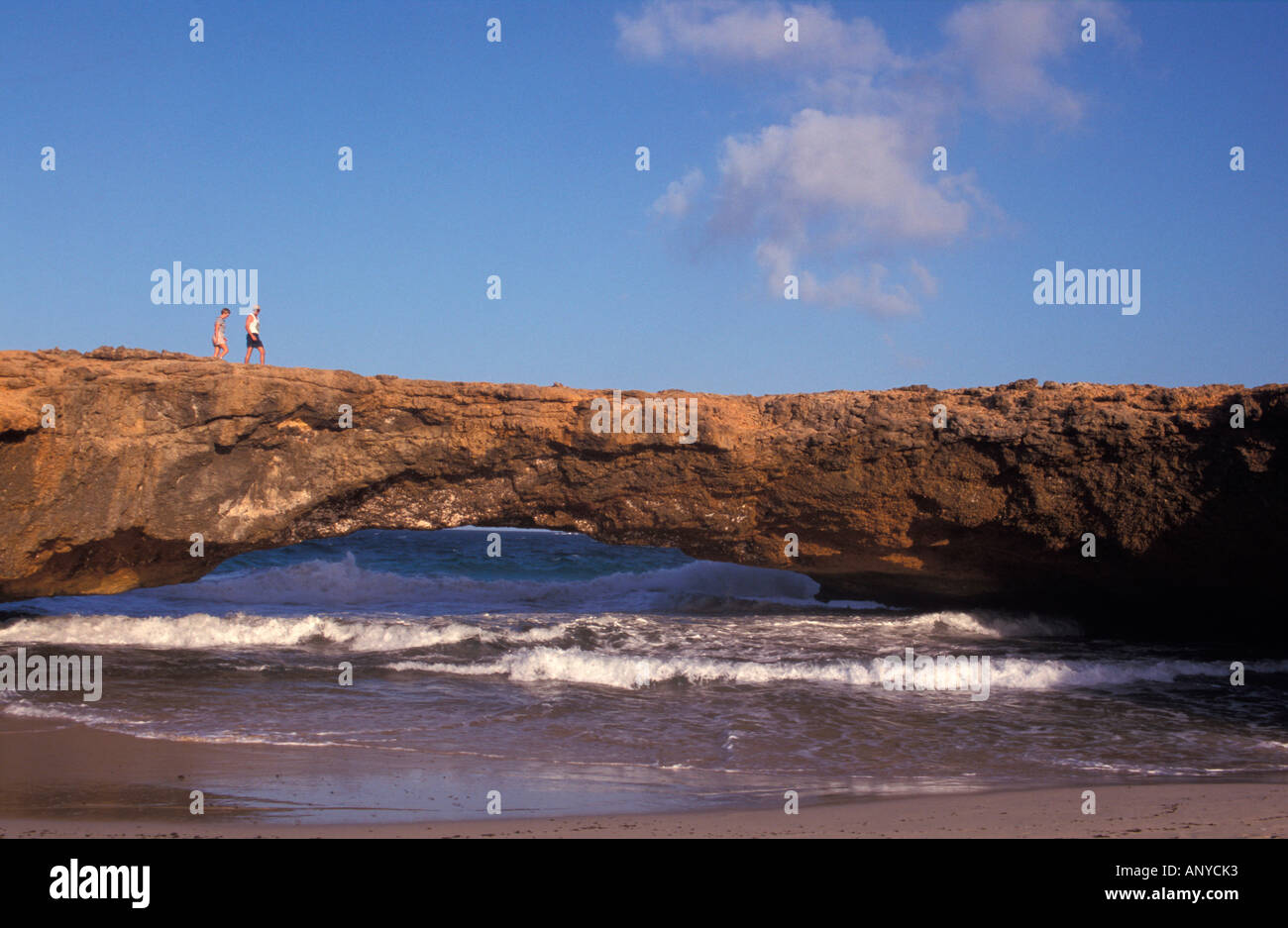 Caribbean, Aruba, Natural Bridge Stock Photo - Alamy