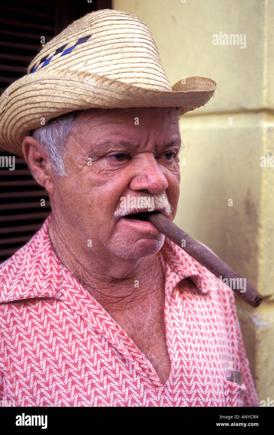 Cuban man with mustache and cigar hi-res stock photography and images ...