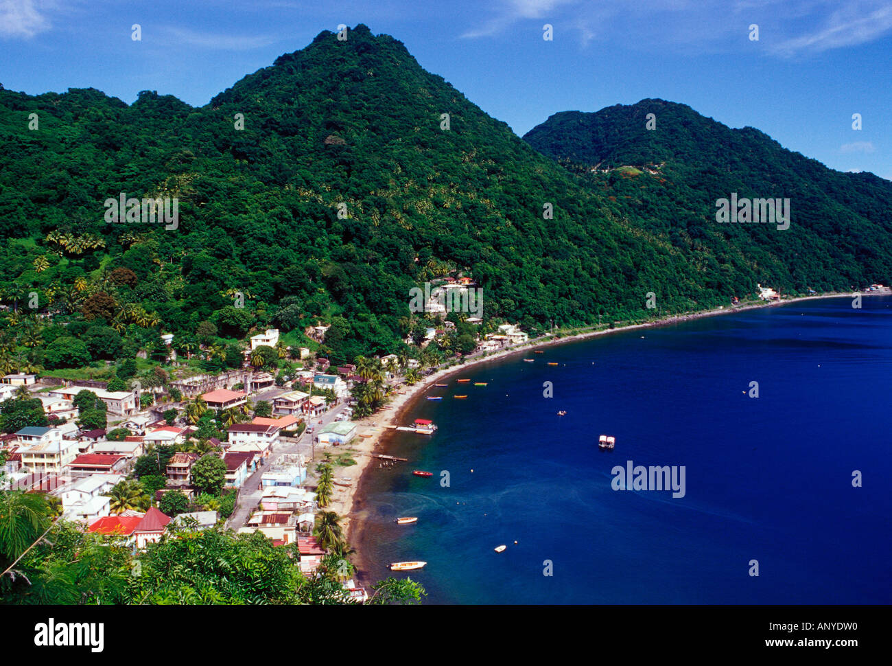 Soufriere bay beach dominica hi-res stock photography and images - Alamy