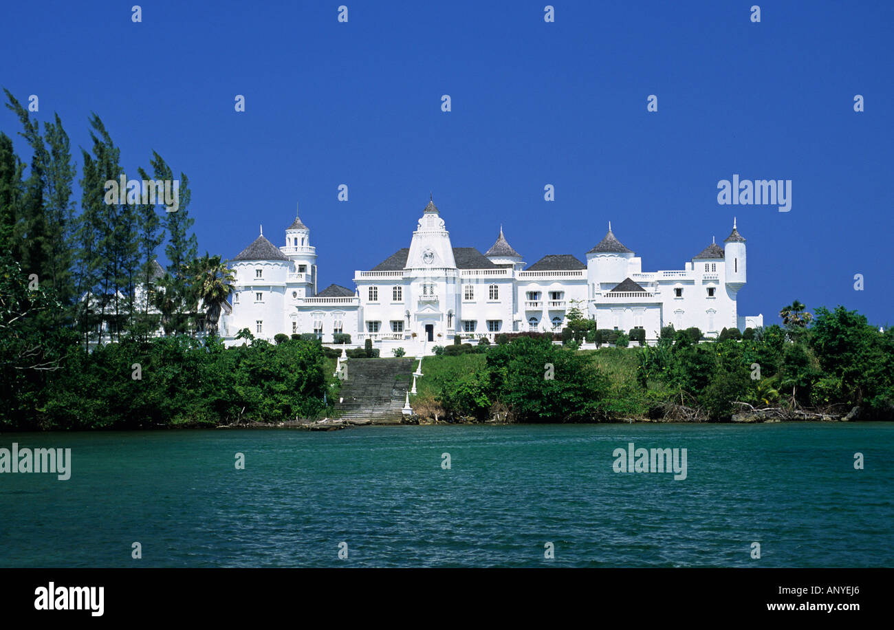 Jamaica, Port Antonio, Trident Castle Hotel Stock Photo - Alamy