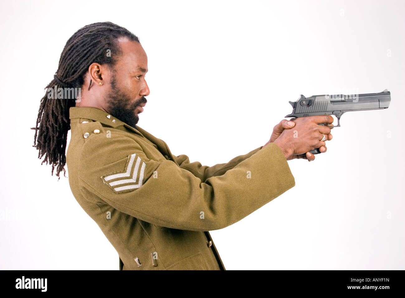 Rasta Army black man Stock Photo - Alamy
