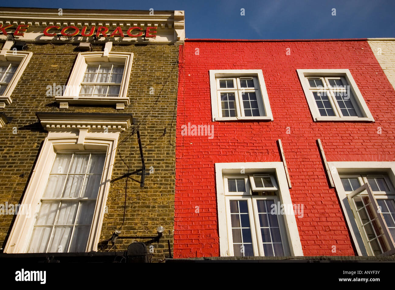 camden town colored edifice facade london UK Stock Photo - Alamy