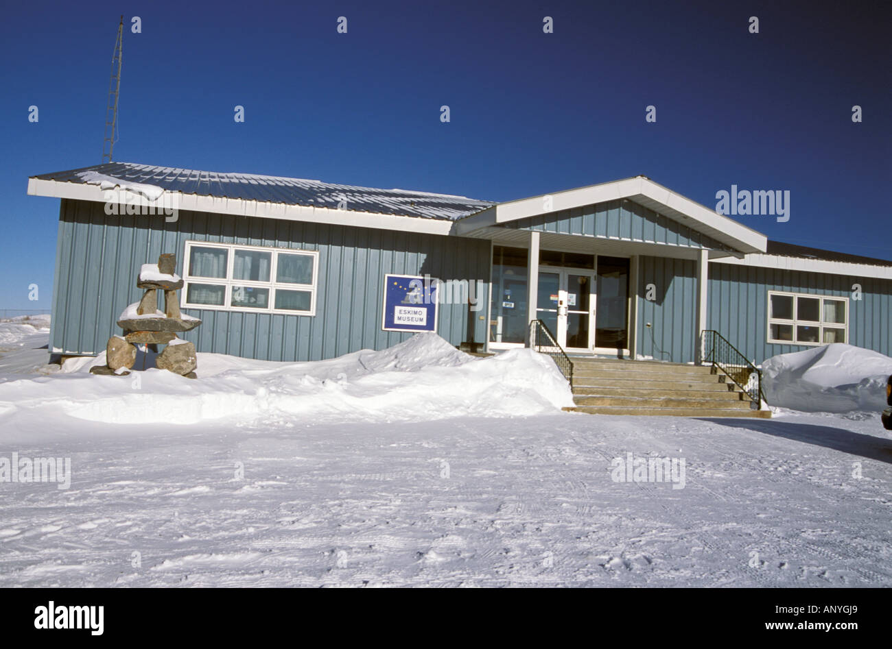 North America, Canada, Manitoba, Churchill. Eskimo Museum with Inuit ...