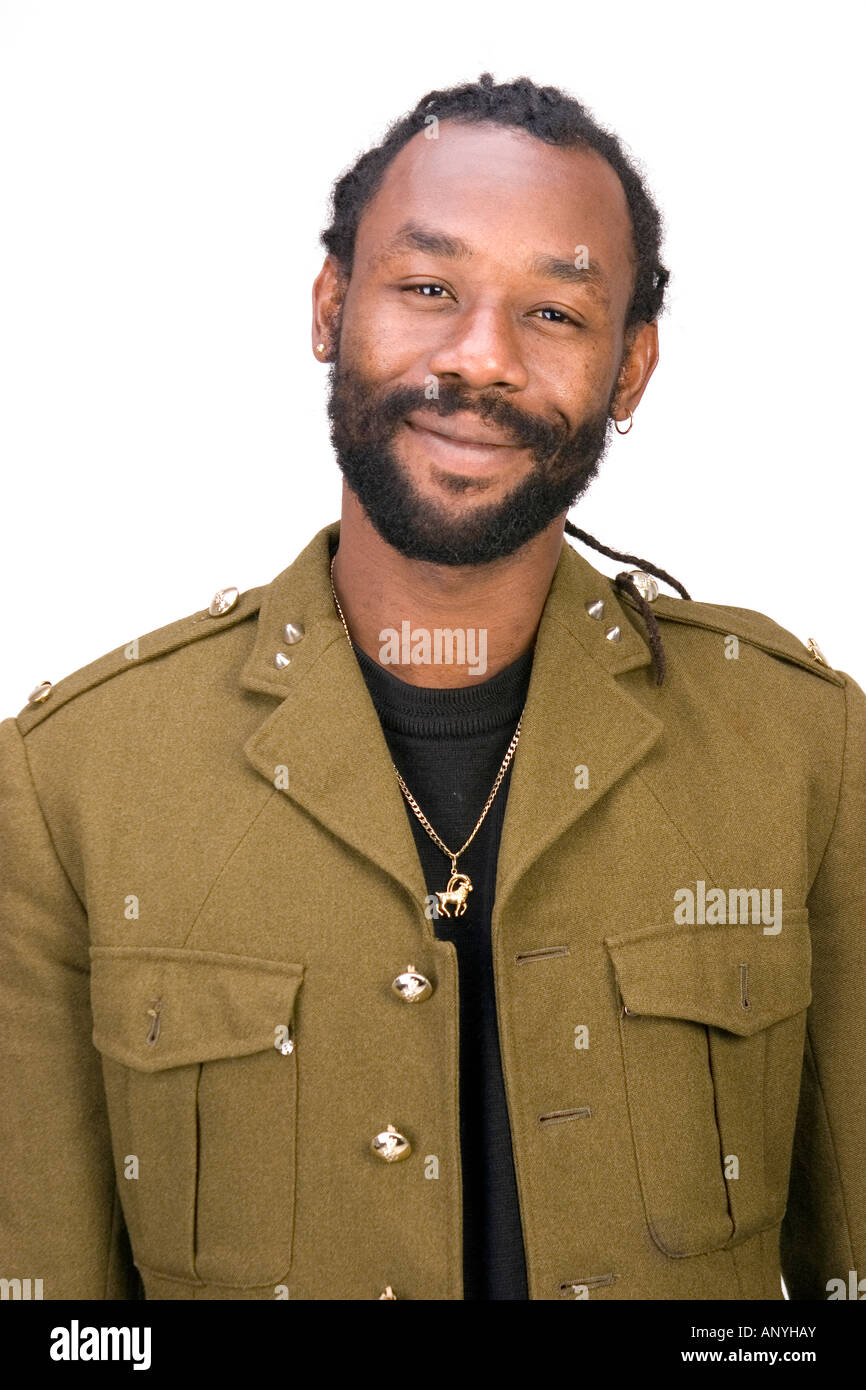 Rasta Army black man Stock Photo - Alamy
