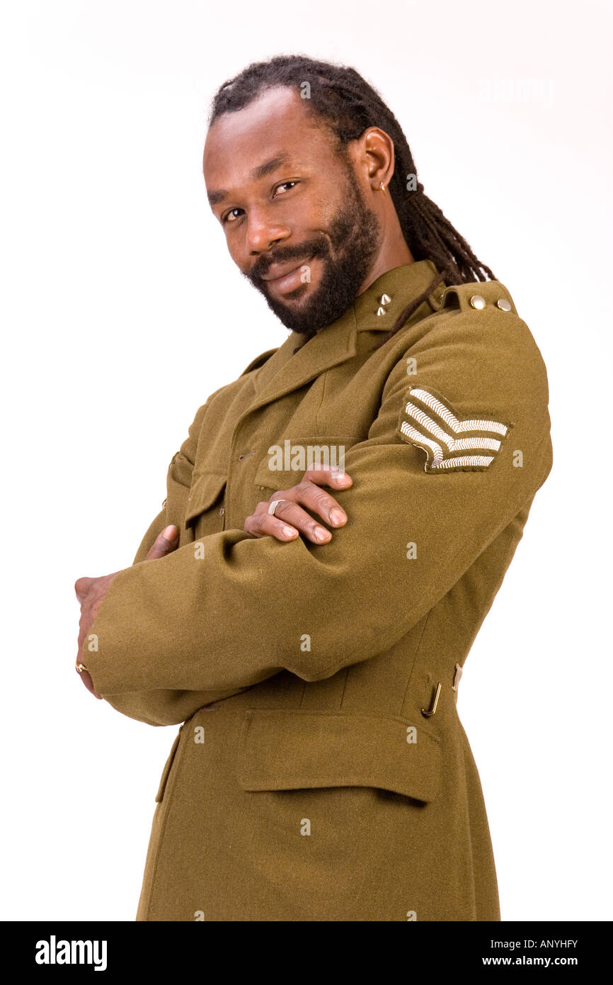 Rasta Army black man Stock Photo - Alamy