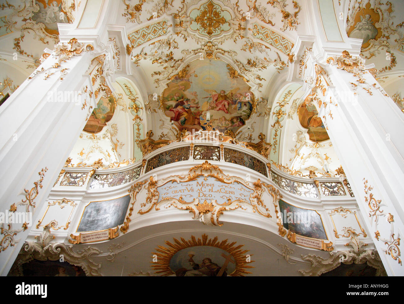 Monastery of Andechs, Germany, church inside Stock Photo - Alamy