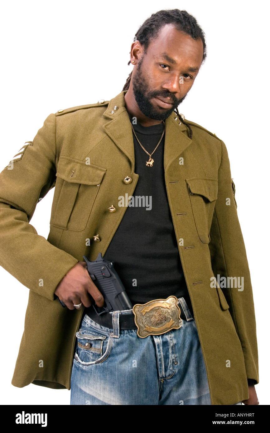 Rasta Army black man Stock Photo - Alamy
