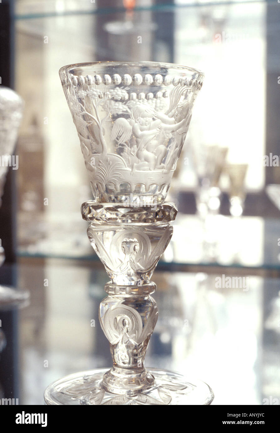 Europe, Czech Republic, Prague. Museum of Decorative Arts, Bohemian ...