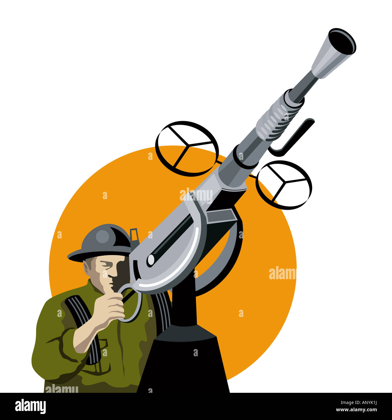 Soldier manning machine gun hi-res stock photography and images - Alamy