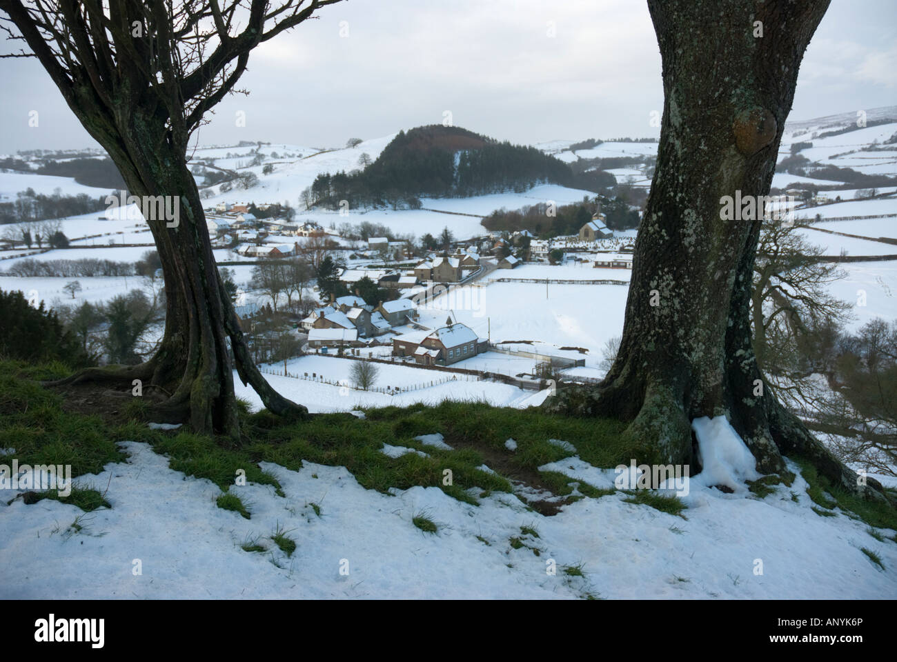 Gladestry in Powys, Wales Stock Photo - Alamy
