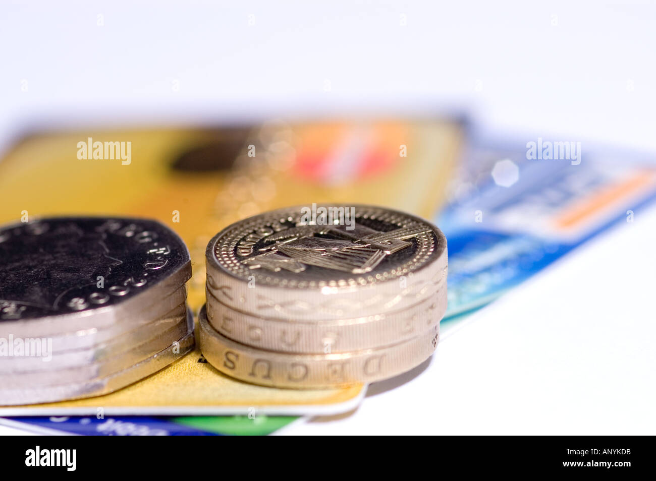 Debit card pound coin hi-res stock photography and images - Alamy